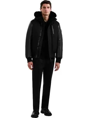 Rudsak Down Bomber Jacket - Black