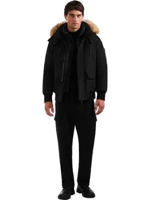 Rudsak George Down Bomber Jacket - Black