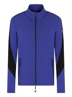 Emporio Armani Technical Ski Fleece In Powerstretch Technical Fabric - Blue