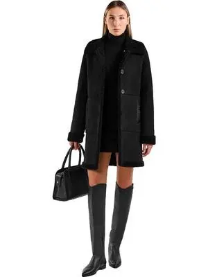 Rudsak Reversible Faux Shearling Coat - Black