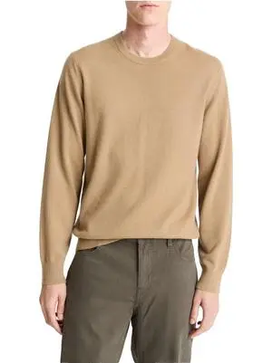 Vince Cashmere Crew Neck Sweater - Natural