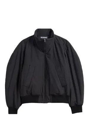 Jacquemus Le Bomber Aero Padded Bomber Jacket - Black