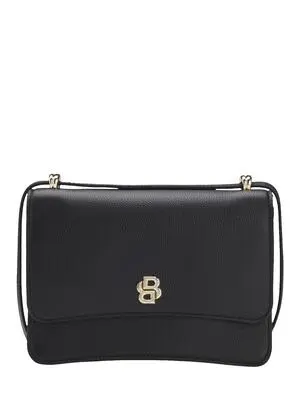 Hugo Beyond Leather Crossbody Bag - Black