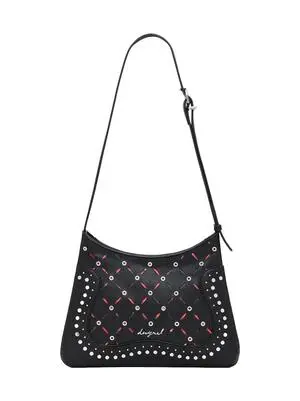 Desigual Faux Leather Crossbody Bag - Black