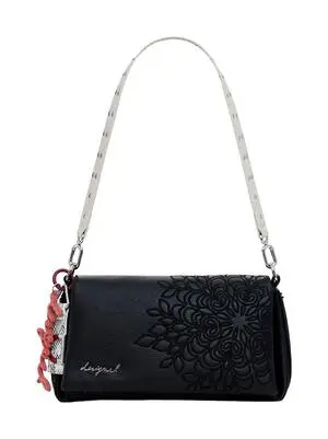 Desigual Faux Leather Crossbody Bag Black