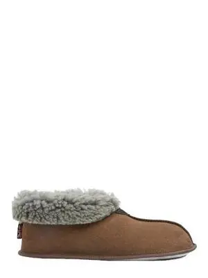 CELTIC & CO. British Soft Sole Bootee Slipper - Khaki
