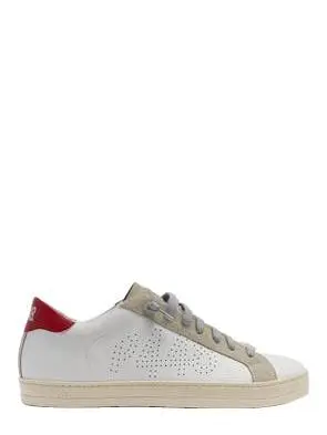 P448 John Recycled Low-Top Sneaker Rosso/red