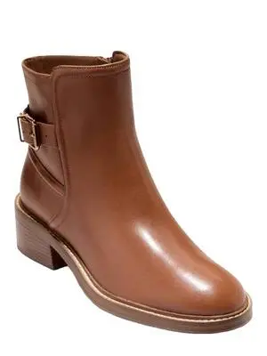 Cole Haan Silvana Buckle Bootie - Ch British Tan Ltr