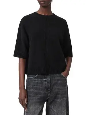 ALLSAINTS Nix Short Sleeve Sweater - Black