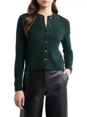 Mango Eliote Crop Cardigan - Green