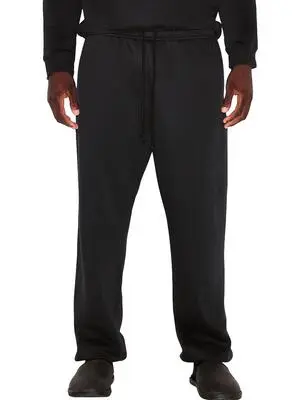 SKIMS Fleece Lounge Relaxed Joggers - Washed Onyx