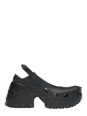 CROCS Ballerina Platform Clog - Black