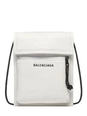 Balenciaga Explorer Strap Pouch - White Black