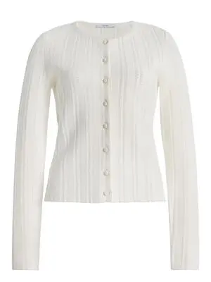 ADAM LIPPES Faye Jacquard Cardigan