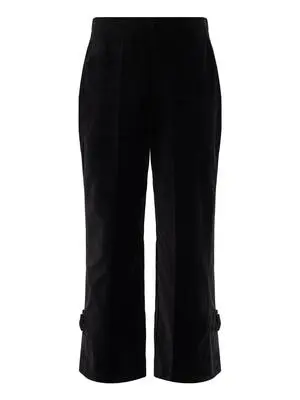 Posse Quincy Velvet Trousers - Black