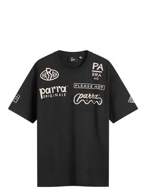 PARRA Media Training T-shirt - Black