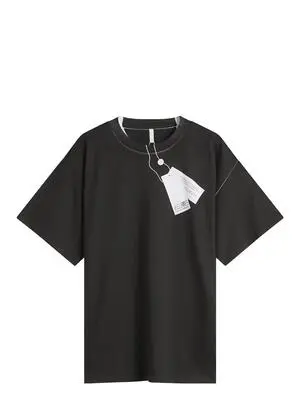 MAISON MARGIELA Printed Tag T-shirt - Black