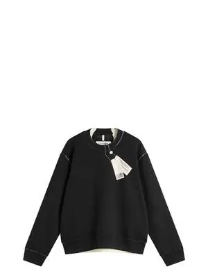 MAISON MARGIELA MM6 Maison Margiela Printed Tag Sweatshirt Off White