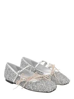 JIMMY CHOO Loli Ballet Flats - Silver