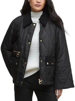Barbour Phoebe Coat - Black/classic