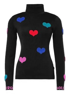 Goldbergh Bacio Long Sleeve Knit Sweater - Black