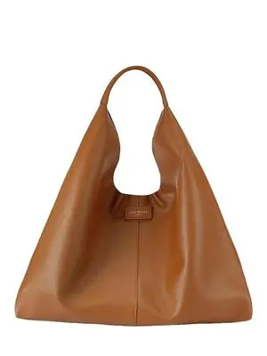 Kurt Geiger Large Leather Hobo Bag - Light Brown