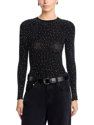 Free People Night Sky Long Sleeve - Black