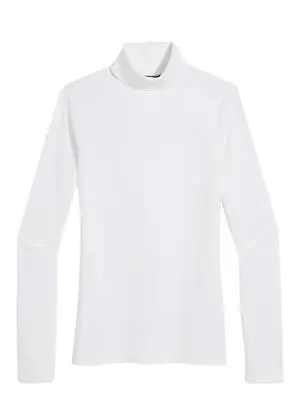 Vineyard Vines Deluxe Turtleneck Top White