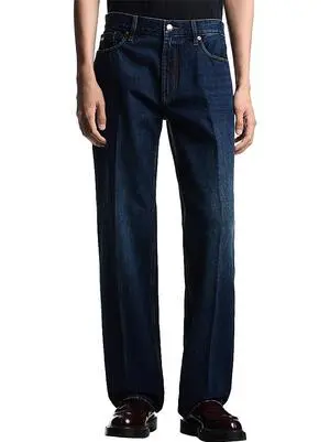 Emporio Armani Straight Fit Jeans - Solid Medi