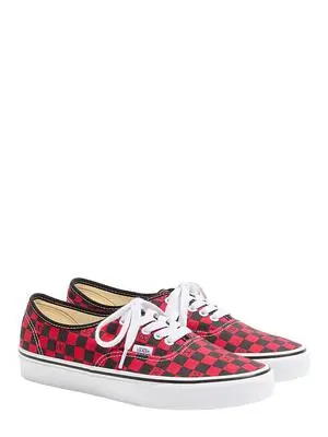 Valentino Garavani X Vans Checked Sneakers - Red/black