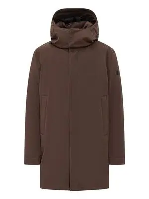 Peuterey Parka With Hood And Hidden Closure - Brown