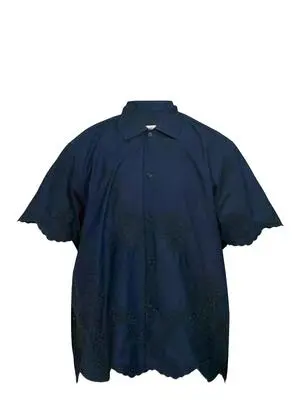 DIOMENE Scalloped Embroidered Shirt