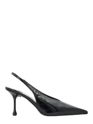 JIMMY CHOO 95mm Isa Pointed Slingback Pumps - Black