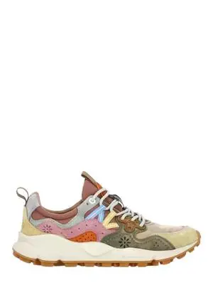 FLOWER MOUNTAIN Yamano Panelled Sneakers Neutrals