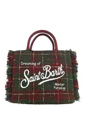 MC2 SAINT BARTH Fringed-detail Tote Bag - Green
