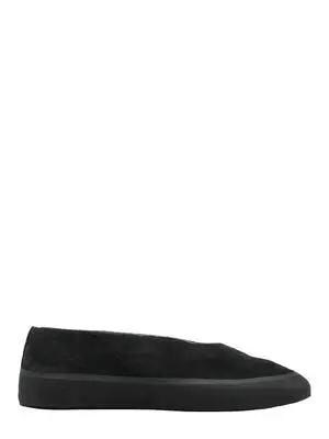 Le Monde Beryl Apres Ski Shearling Ballet Flats - Black