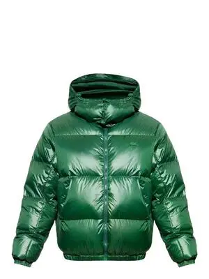 Lacoste Padded Hooded Jacket - Green
