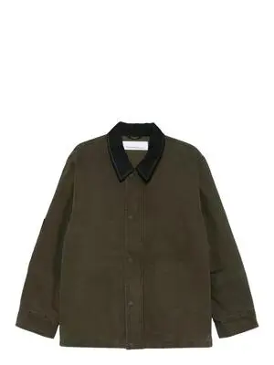 OAMC Contrast Collar Coat - Green