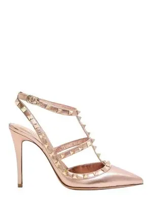 Valentino Garavani Rockstud Leather Pumps - Pink