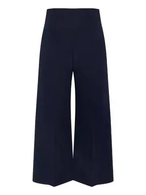 Marni Cropped Wool Trousers - Blue