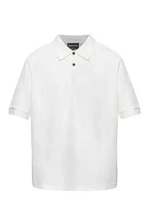 Giorgio Armani Short-sleeve Polo Shirt - Neutrals