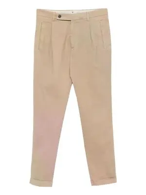 BERWICH Pleated Trousers - Brown
