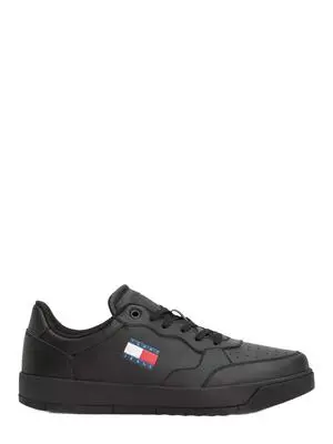 Tommy Hilfiger Logo-patch Sneakers - Black