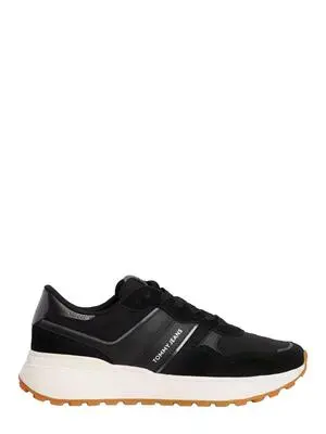 Tommy Hilfiger Panelled Sneakers - Black