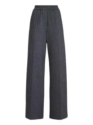 Brunello Cucinelli Mélange-effect Trousers - Grey