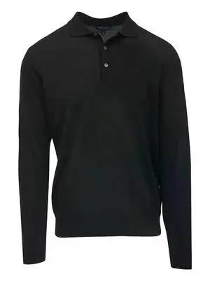 PETER MILLAR Ribbed-Knit Polo Shirt