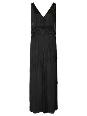 TORY BURCH Fringed Maxi Dress