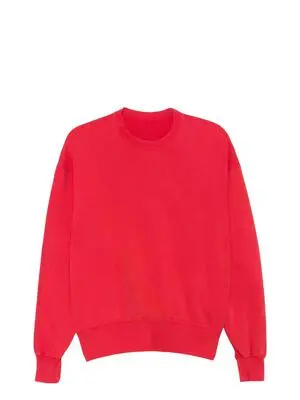 KURO Crew-neck Long-sleeve Sweatshirt - Red