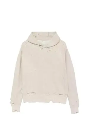 KURO Distressed-Effect Hoodie