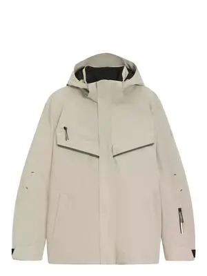 BOSS Hooded Ski Jacket With Pockets - Neutrals